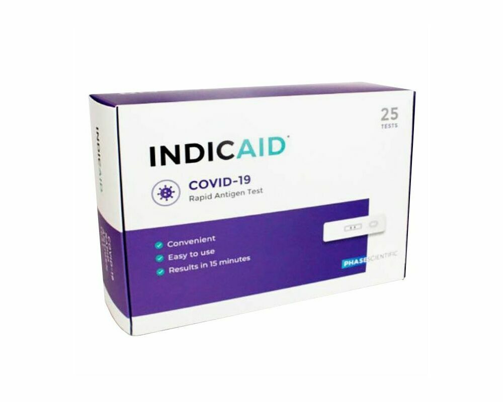 Indicaid COVID-19 Rapid Antigen Test - Kit | Supply Clinic