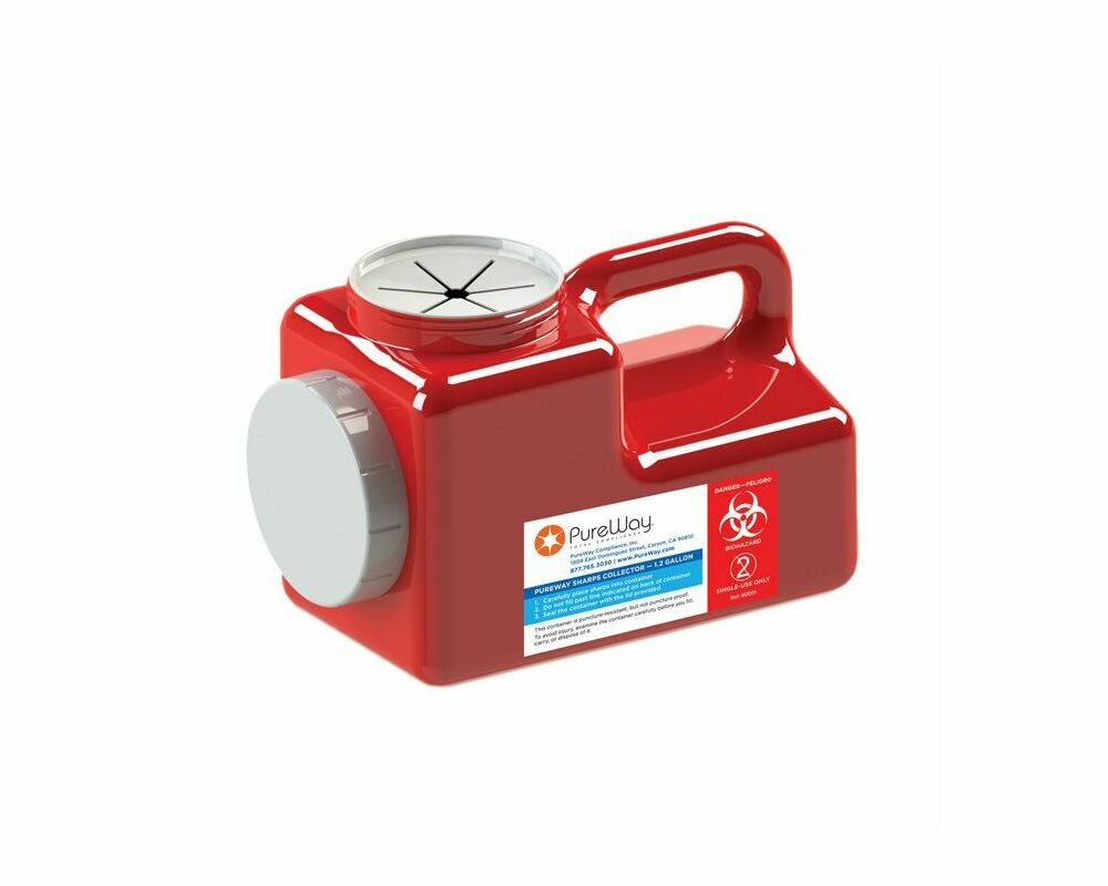 PureWay Sharps Collector Container - 1.2 gallon | 80001 | Supply Clinic