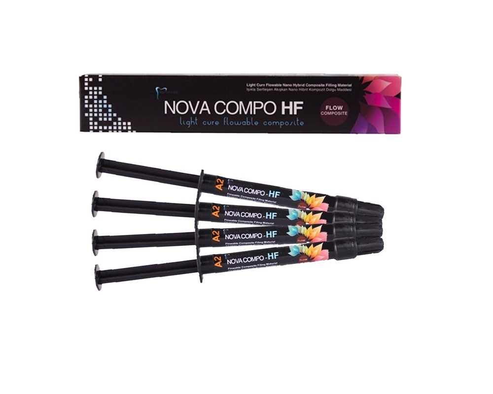 A2 Flow Composite Light Curing Nano Hybrid 4x2 gm Syringe Restorative ...
