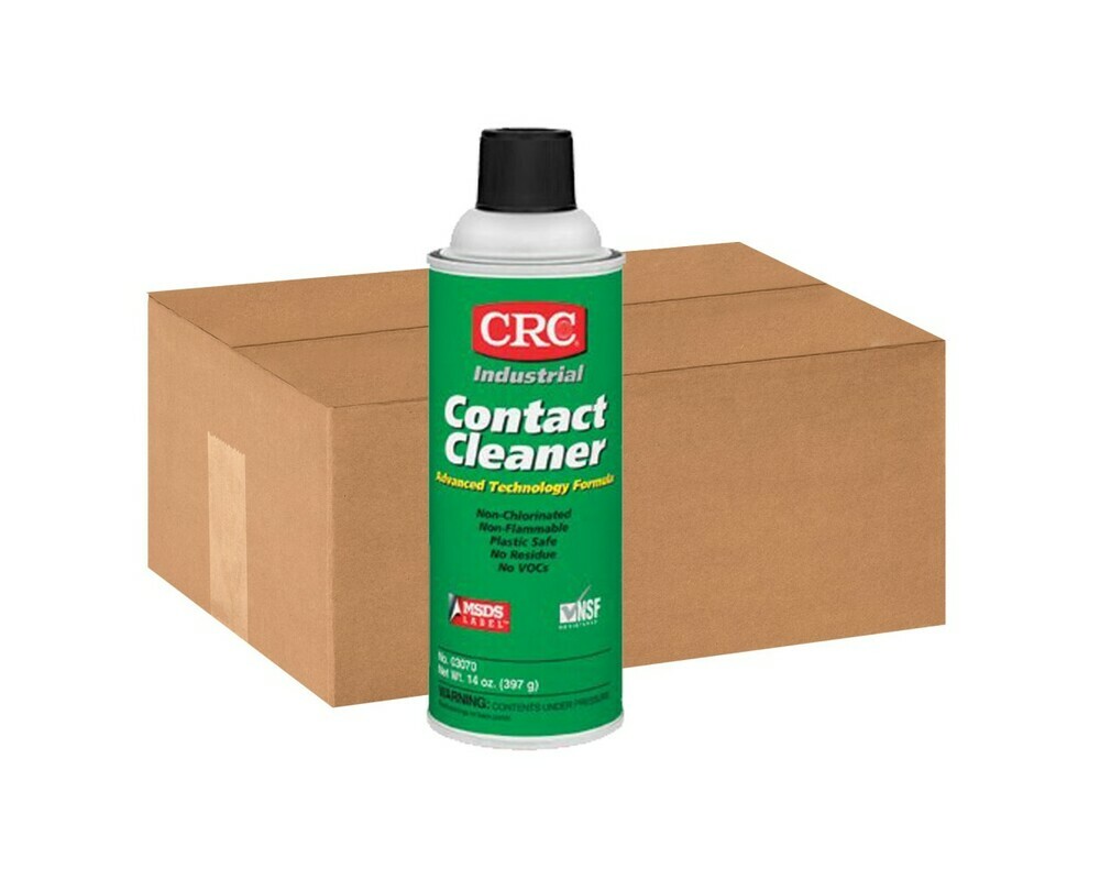 CRC Industrial Aerosol Contact Cleaner, 16 Oz Can | Supply Clinic