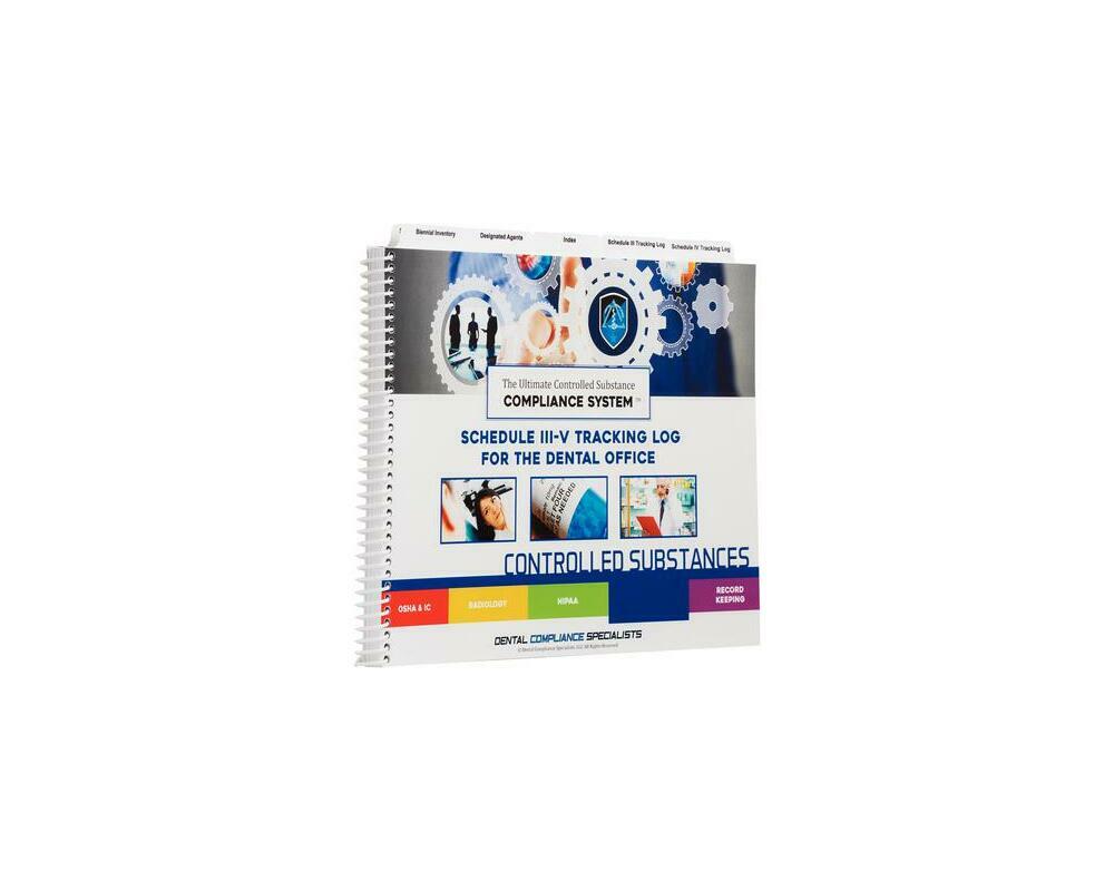 Controlled Substance Tracking System, Schedule III-V Log Plus Pad of ...