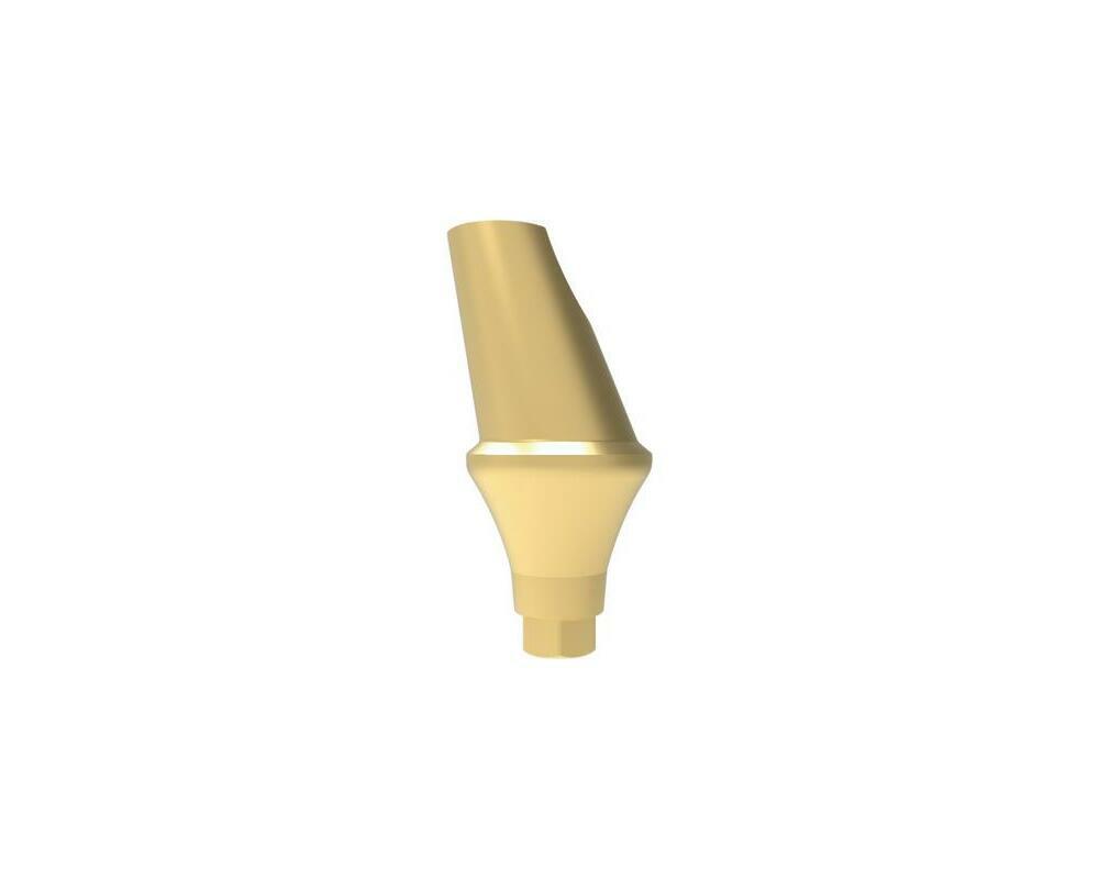 Accelx Angled Hex Abutment, 6 mm PD, 4 mm CH, 15° | Supply Clinic