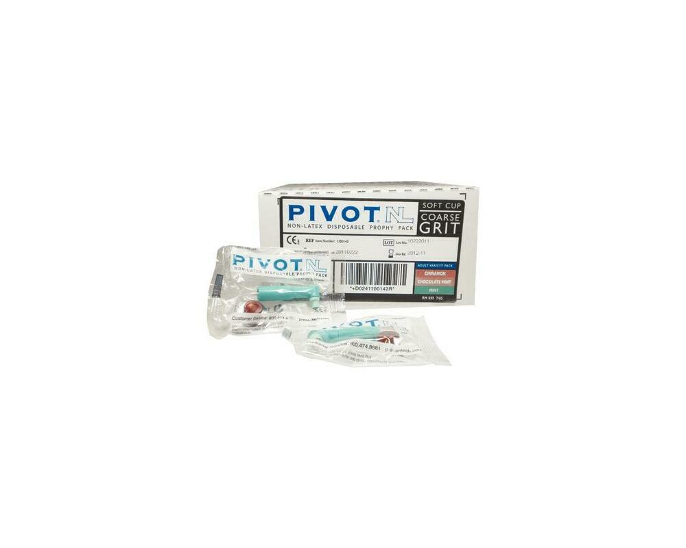 Pivot NL Disposable Prophy Packs, 100/Pkg, Coarse, Adult Variety Pack ...