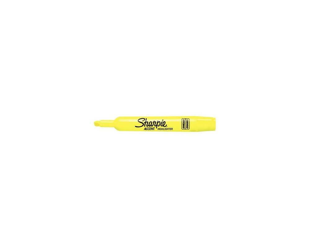 Tank Style Highlighter, 12/Box, Fluorescent Green | SAN25026 | Supply ...