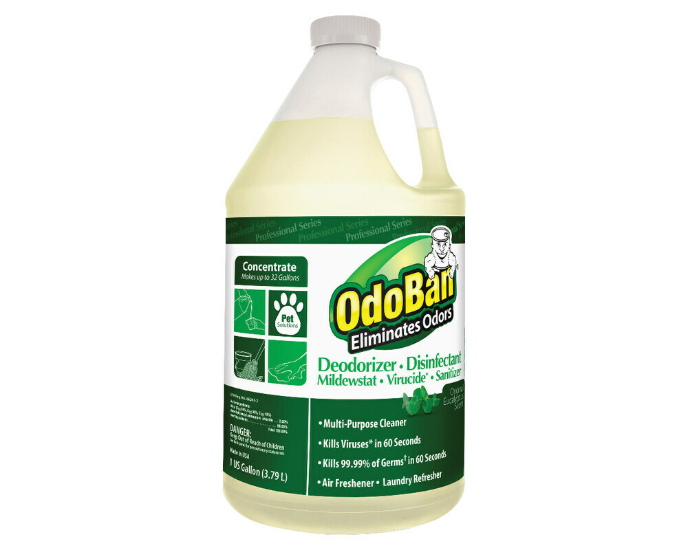 OdoBan Multi-Purpose Deodorizer & Disinfectant Concentrate, Eucalyptus ...