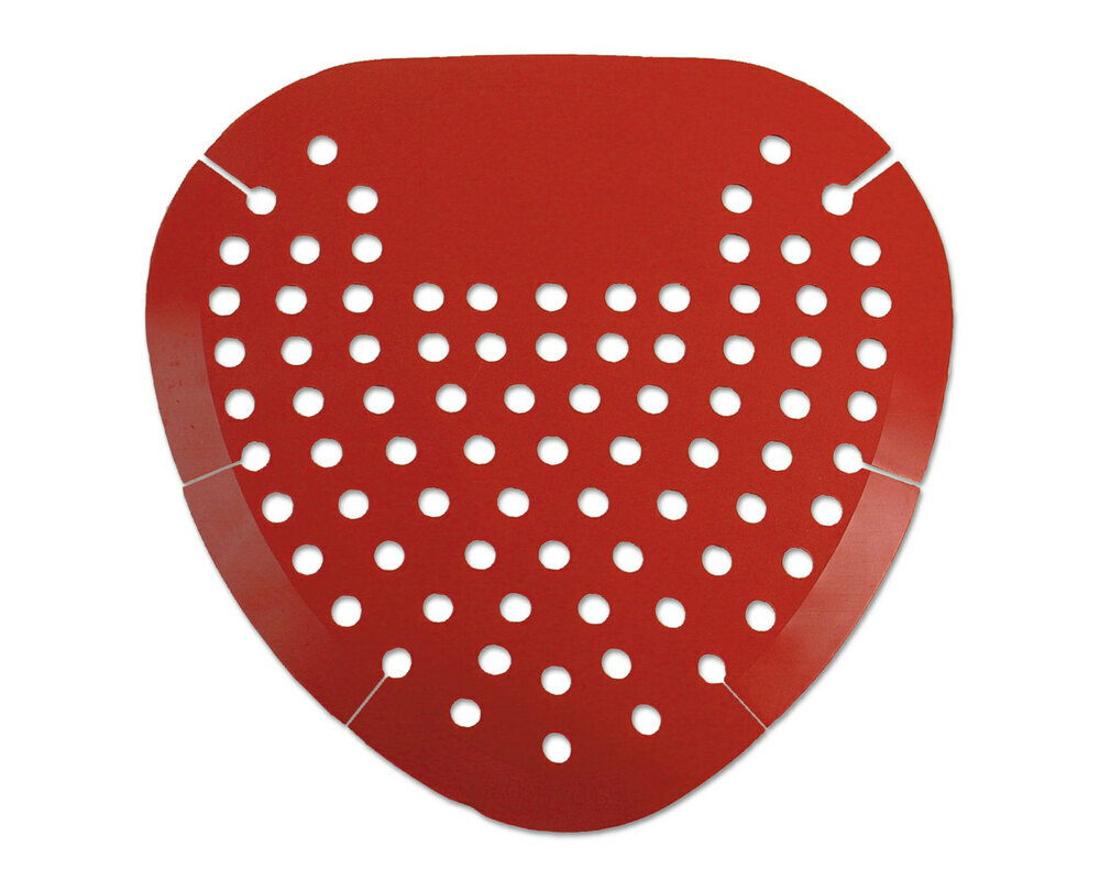 Boardwalk Urinal Screen, Cherry Fragrance, Red, Box Of 12 | Supply Clinic