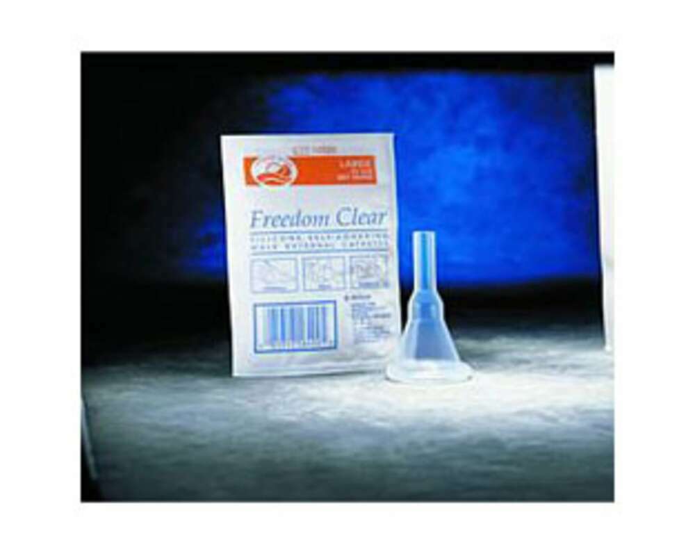 Freedom Clear Male External Catheter, Large, 35mm, Color Code: Gold ...