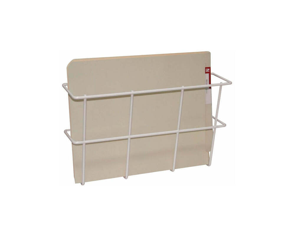 White Powdered Coated Chart Holder | WIRE CHART HOLDER - WHITE | Supply ...