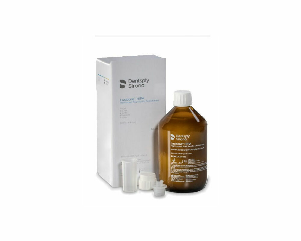 DTR Lucitone HIPA Denture Resin Pour Liquid 1000mL Bottle | Supply Clinic