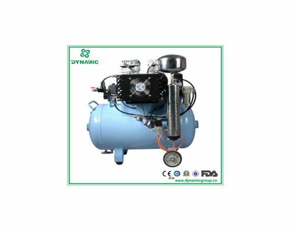 Dynair Logo DynAir Dental Air Compressor 3HP Silent Oil Free With Air