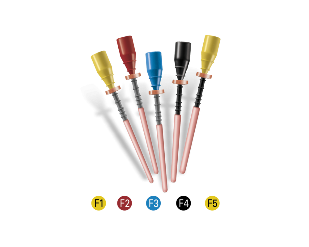 ProTaper Gold Obturator F1 Yellow 6pk | PTGOB6F1 | Supply Clinic