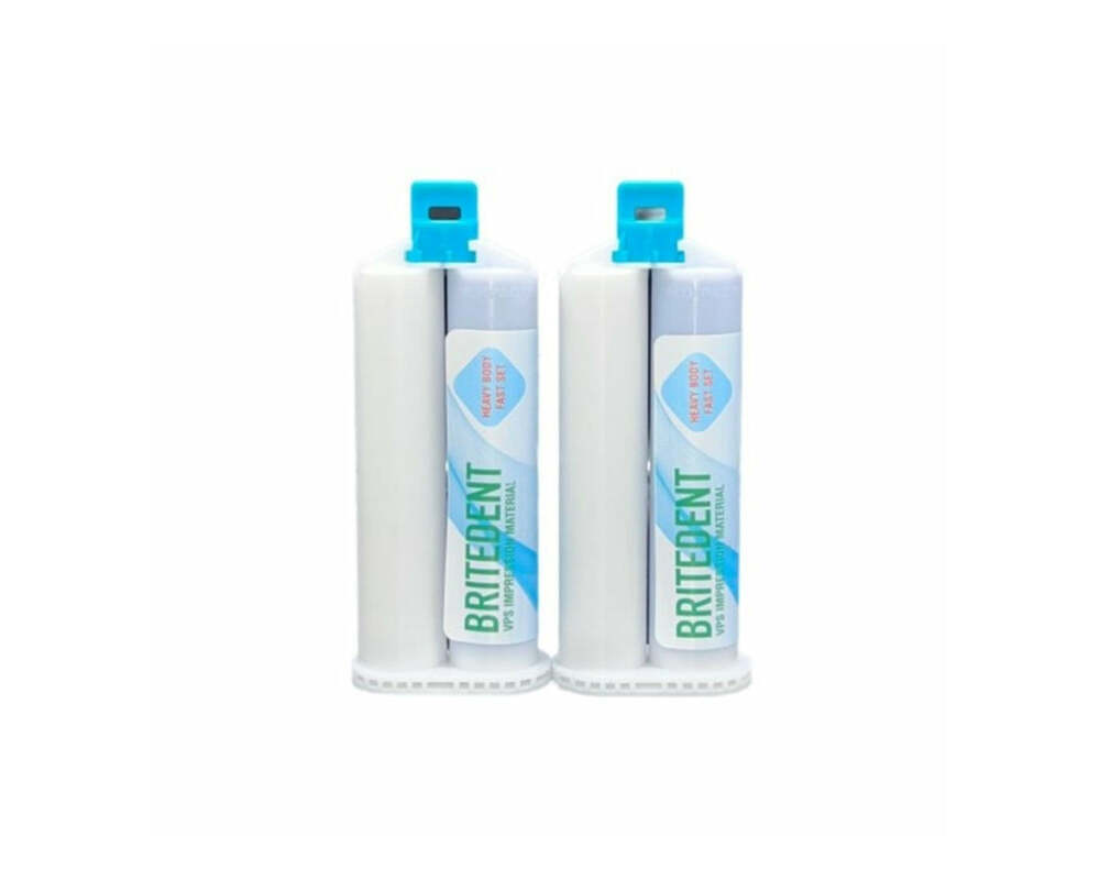 BRITEDENT VPS Impression Material Heavy Body Fast Set 2 x 50mL ...