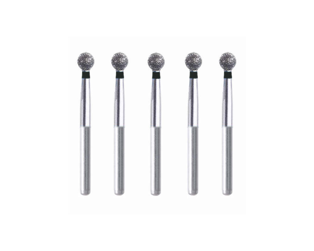 Spherical 3 mm Dia. Extra Coarse Grit Diamond Bur 5 per pack. 001.30EC1 ...