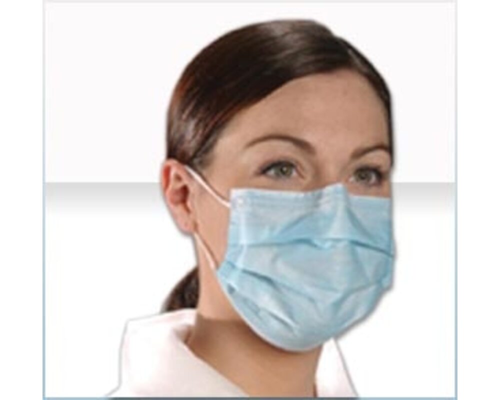 Critical Cover AlphaAir Earloop Masks Blue 50/Box | BL-5005 | Supply Clinic