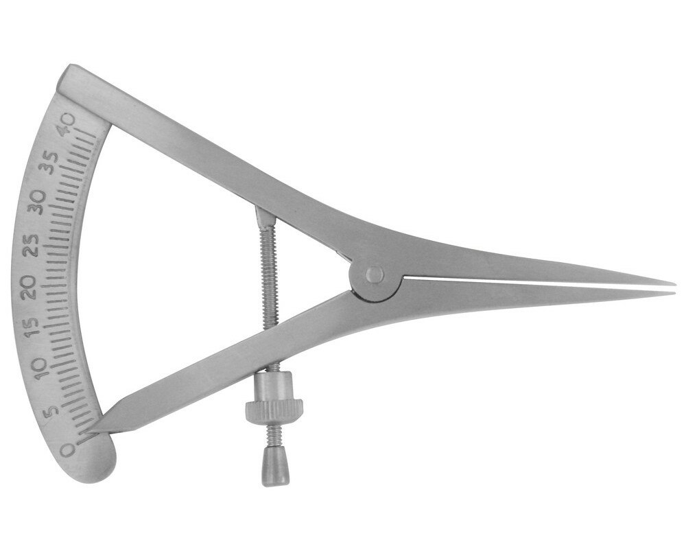 Castroviejo Dental Implant Short Caliper Straight Tip | 52-155 | Supply ...