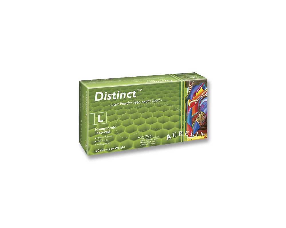 Aurelia Distinct Honeycomb Textured Latex Gloves Powder Free 100/Box ...