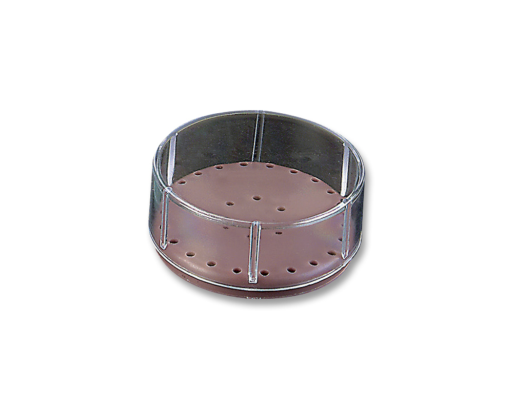 Magnetic Bur Block 28-Hole Large Round Mauve | 400BL-10 | Supply Clinic