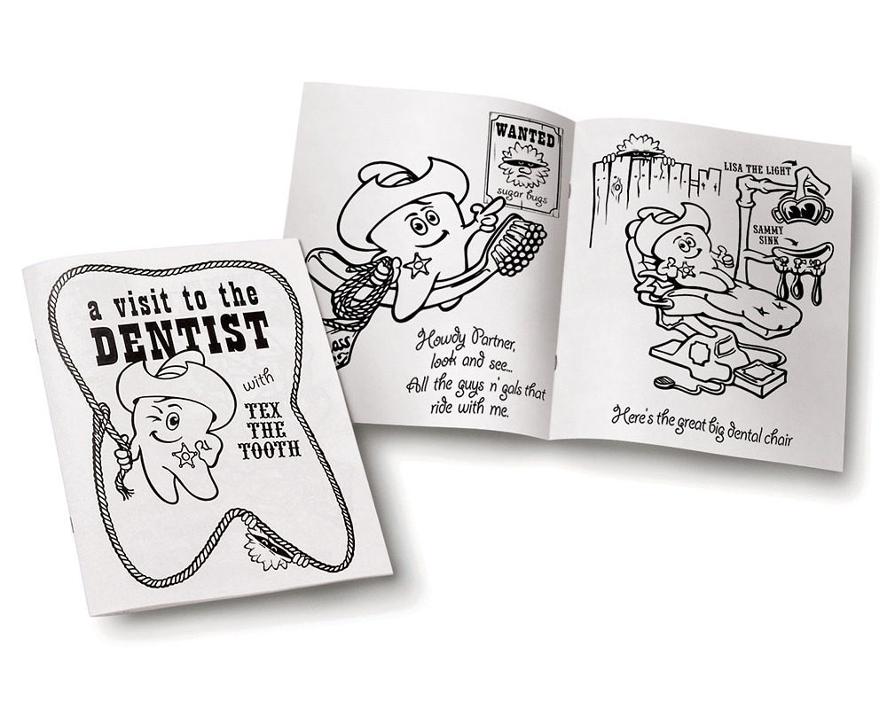 A Visit To The Dentist Coloring Books | VISIT DENTIST 100PK | Supply Clinic