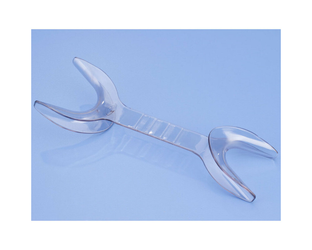 Medium/Large Clear Elongated Cheek Retractors 2/pk | BPR-2A | Supply Clinic