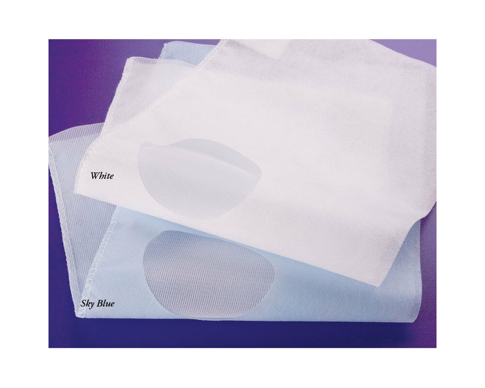 Disposable Face Drapes 50/Bag Blue | P1110 SKY BLUE | Supply Clinic