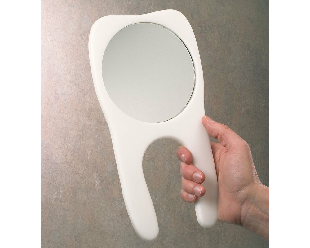 White Molar Hand Mirror | 7095210 | Supply Clinic