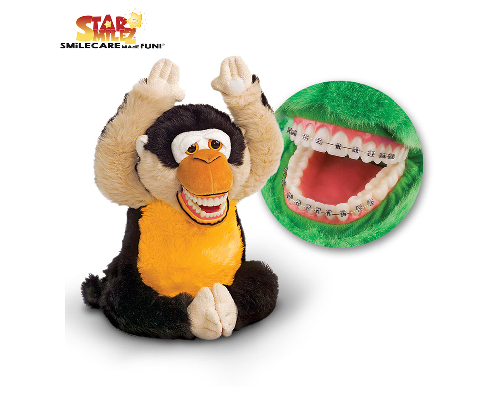 Mojo Monkey With Braces Teaching Aid | LG-PC1000 / AC-ORZ1 | Supply Clinic