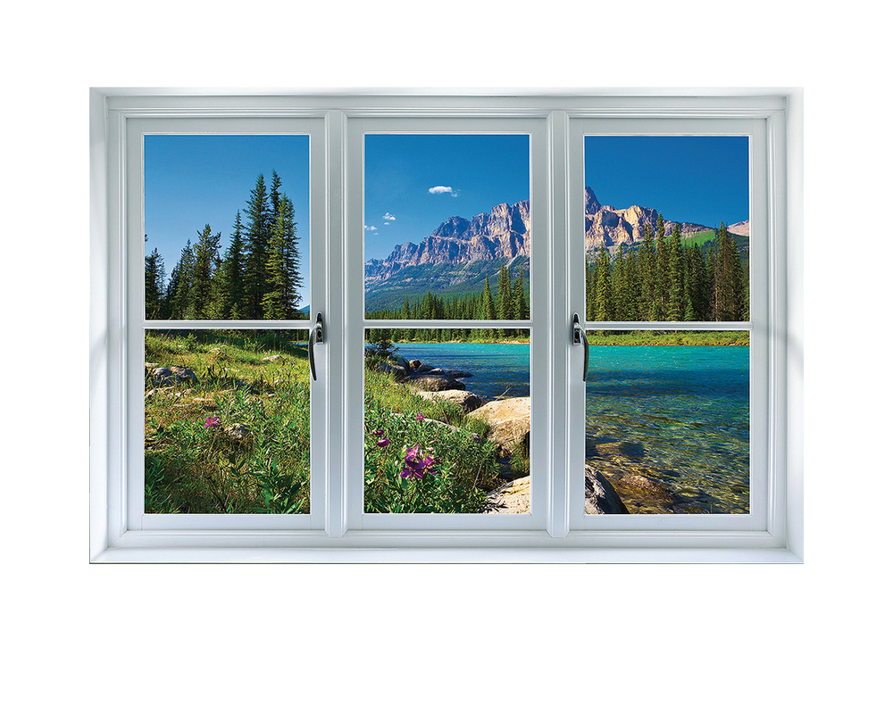 Banff Castle Mtn Window Decal - Fathead | 69-00339 | Supply Clinic