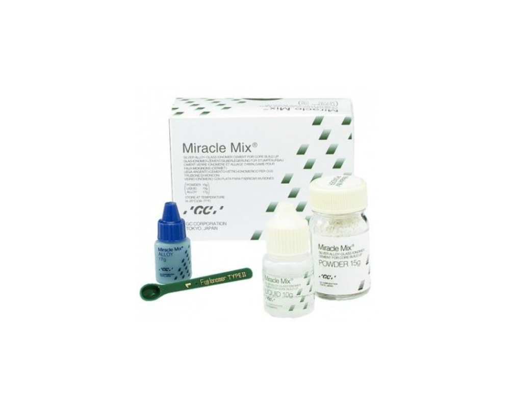 Miracle Mix Metal-Reinforced Crown/Core Build-Up Powder/Liquid Kit ...