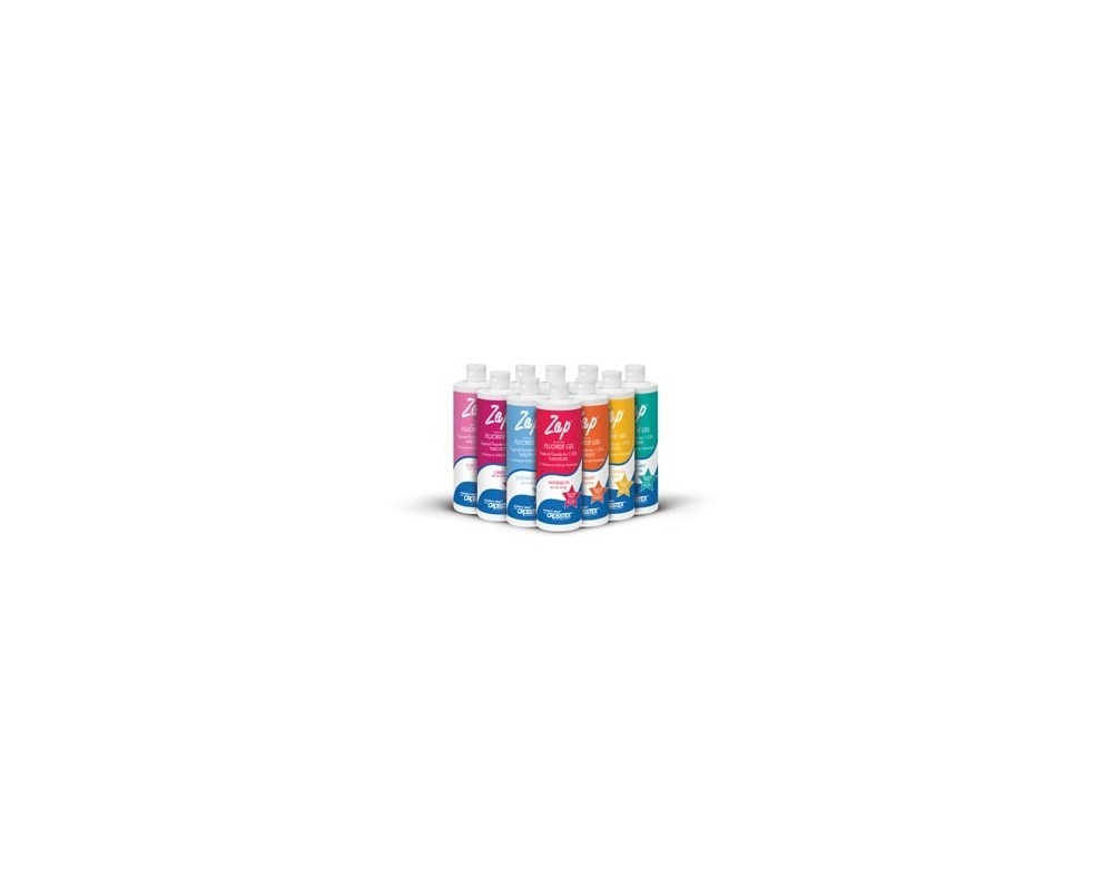 Crosstex ZAP Fluoride Gel, Bubble Gum, 16 oz | UFGABG | Supply Clinic