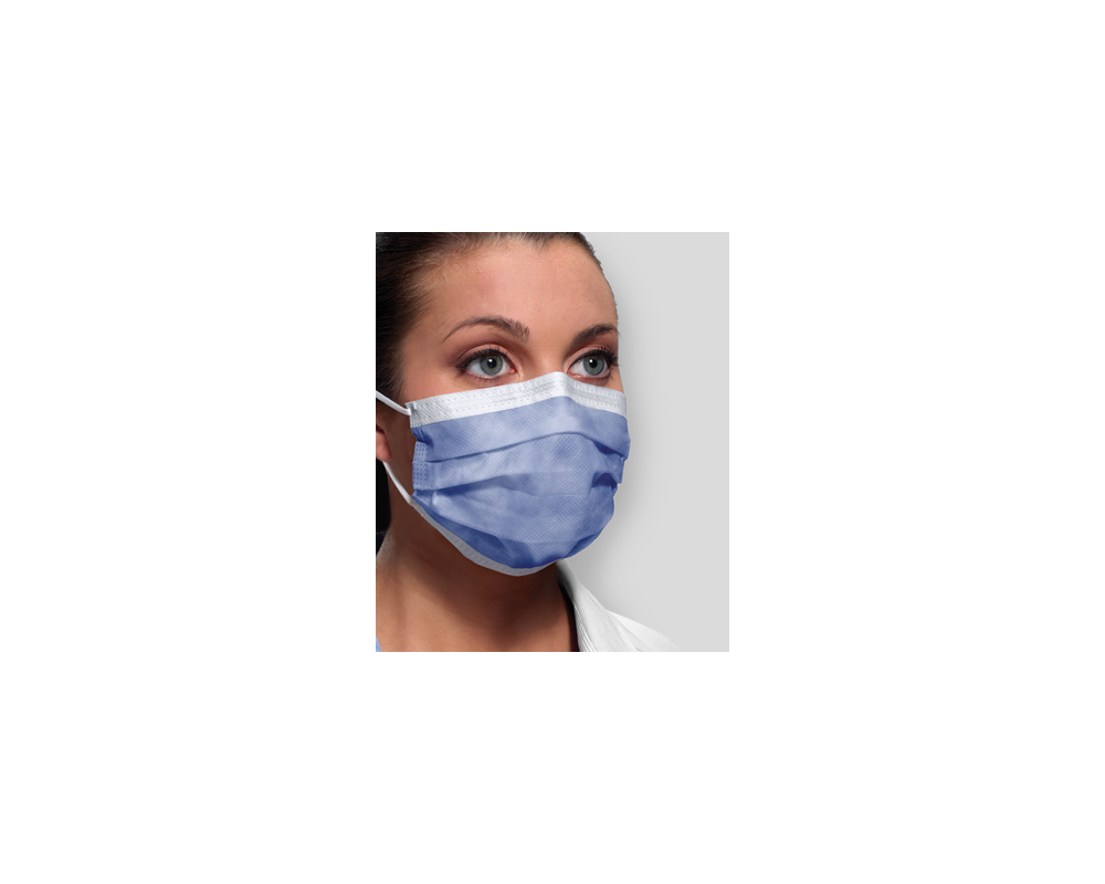 Crosstex Isofluid Fogfree Earloop Mask Latex Free, Sapphire 40/bx ...