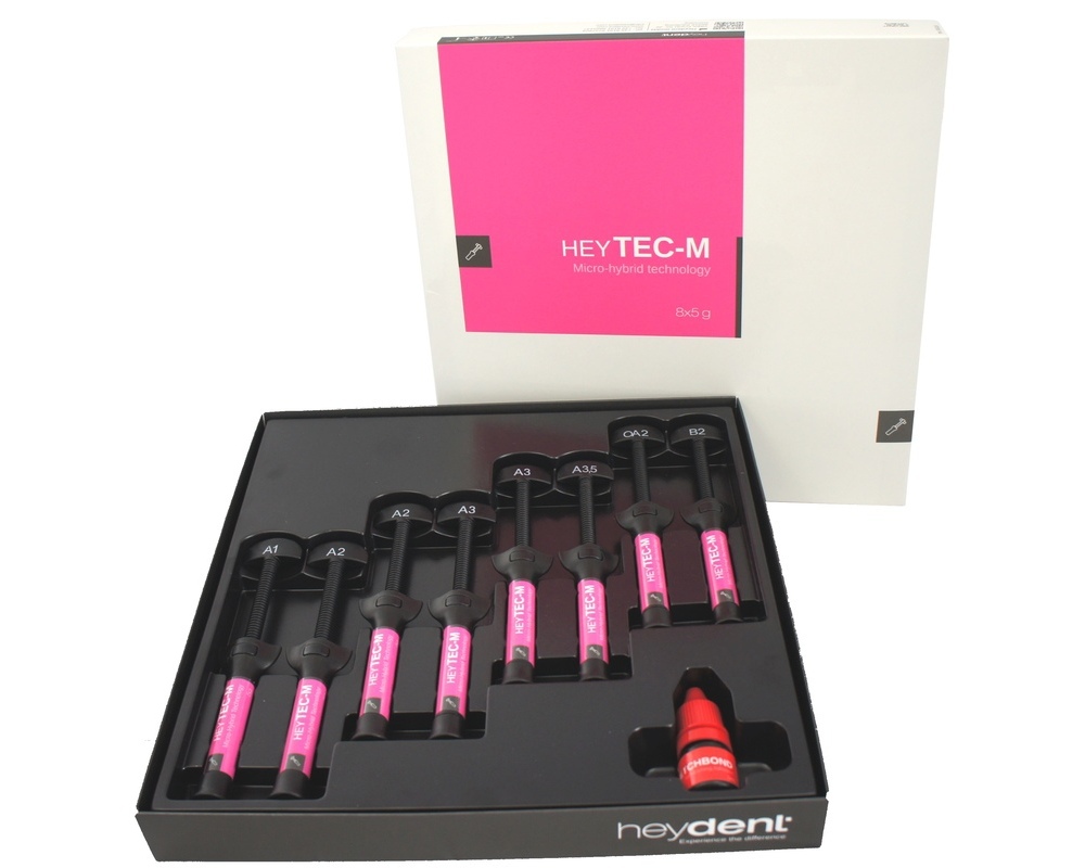 HeyTec-M Micro Hybrid Composite 8x5g syringe + 5ML H-ETCHBOND | HE277 ...