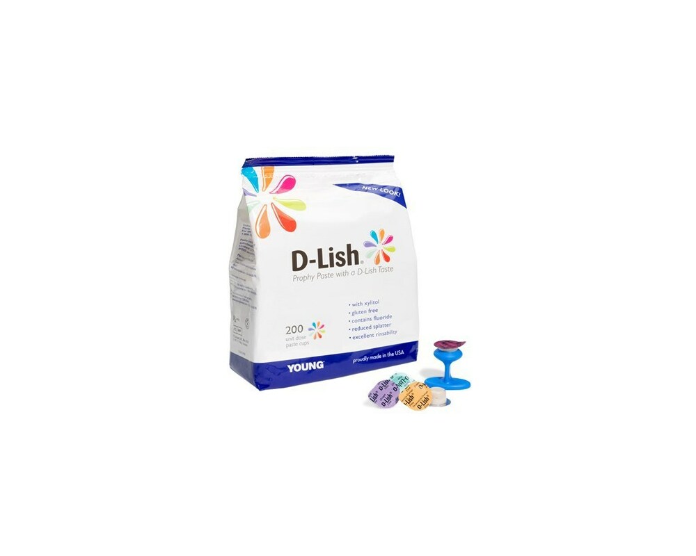 D-Lish Prophy Paste Medium Assorted 200/Bx | 304120 | Supply Clinic