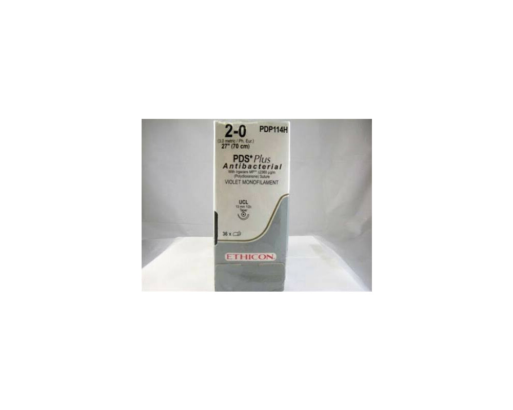 Pds Plus Suture Taper Point, 1 27 Violet Monofilament Needle Xlh 1/2 ...